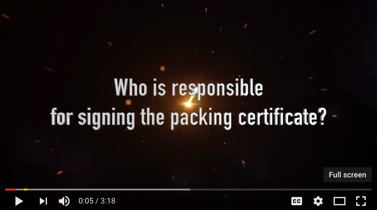 Who is responsible for signing the vehicle/container packing ...
