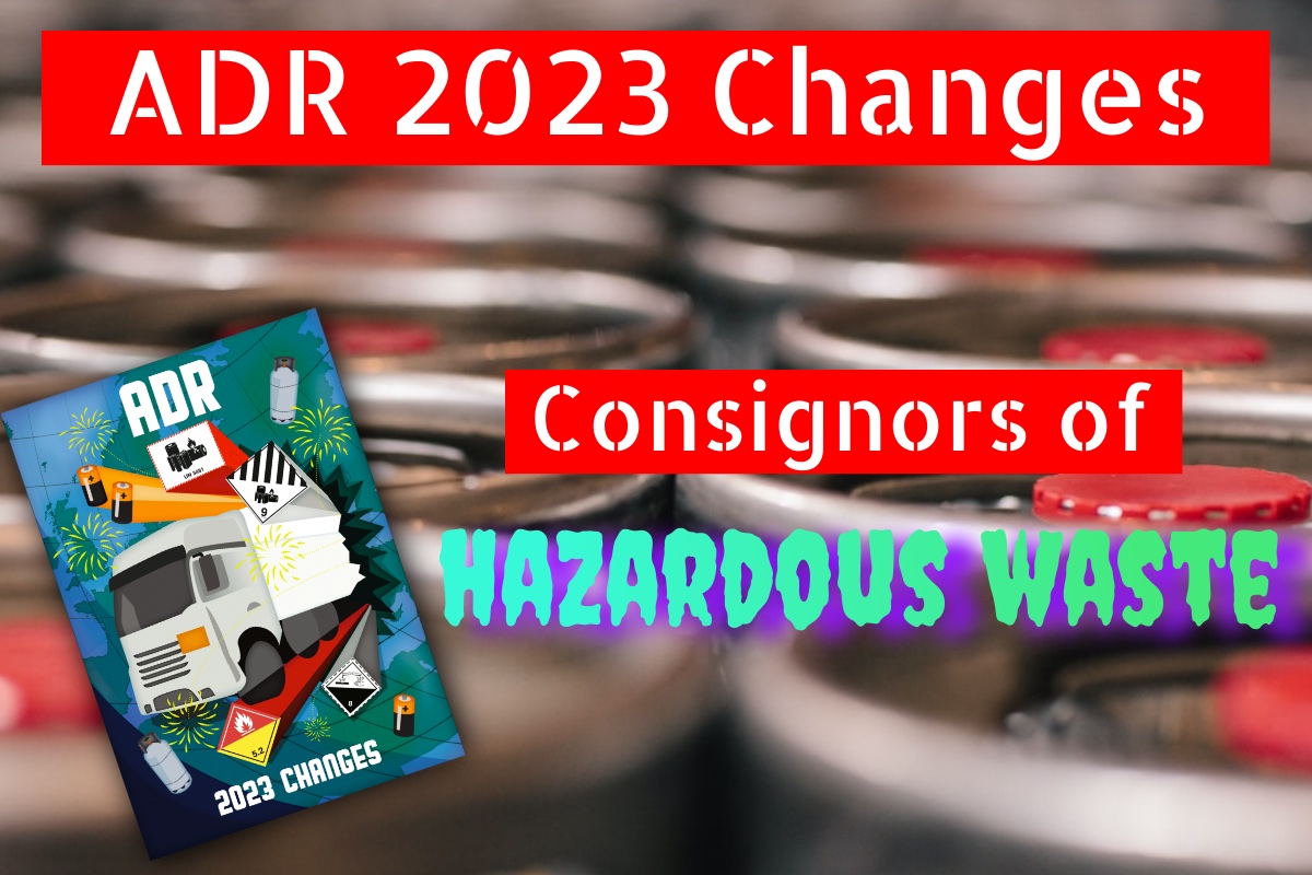 ADR 2023: Changes for waste (estimating quantities) – ★ EcoStar Blog